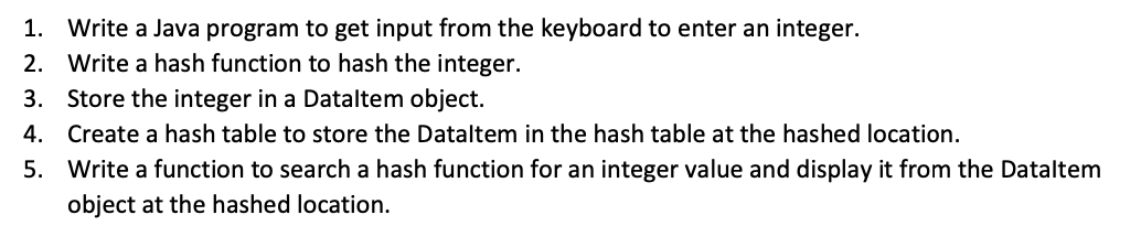Solved 1. Write a Java program to get input from the | Chegg.com