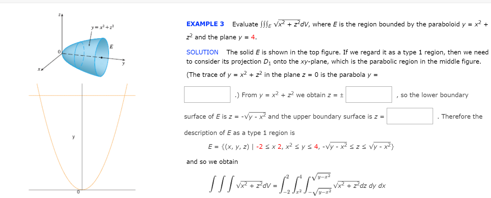 Solved Evaluate E x2 Z2dV Where E Is The Region Chegg