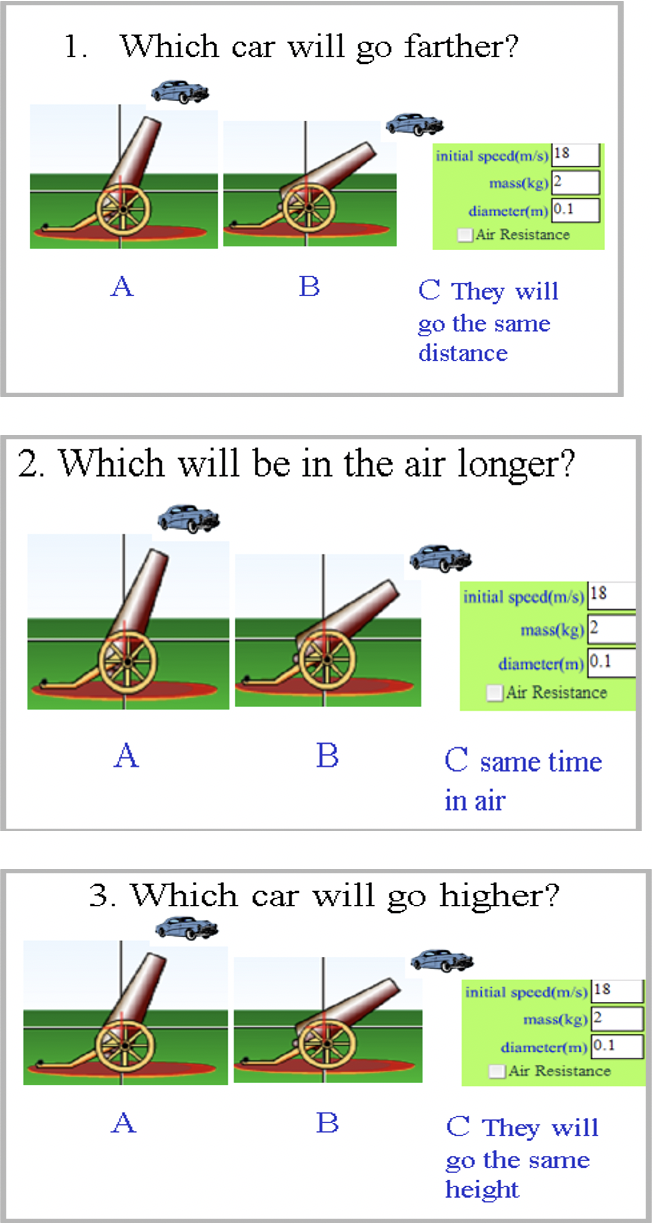 Solved For each question, predict your answer and support | Chegg.com