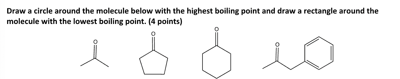 Solved Draw a circle around the molecule below with the | Chegg.com