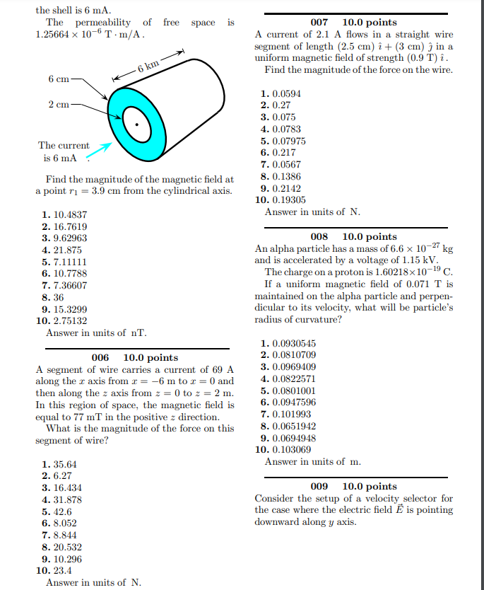 Solved Need questions 5,6,7(option 3 not correct) and 8 | Chegg.com