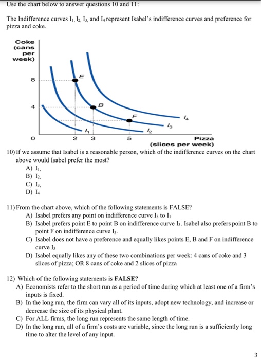 Solved Use the chart below to answer questions 10 and 11 The | Chegg.com
