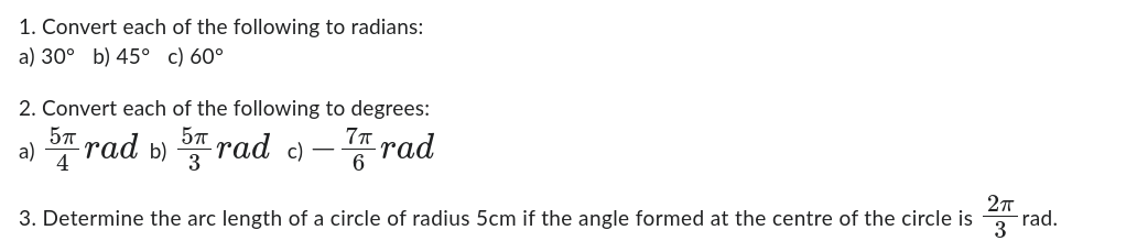 Solved Convert each of the following to | Chegg.com