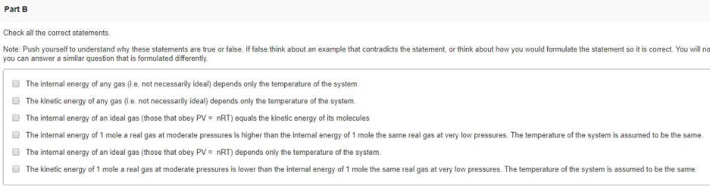 Solved Part B Check all the correct statements. Note: Push | Chegg.com