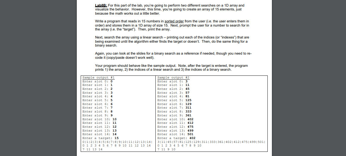 Solved Lab8B: For this part of the lab, you're going to | Chegg.com