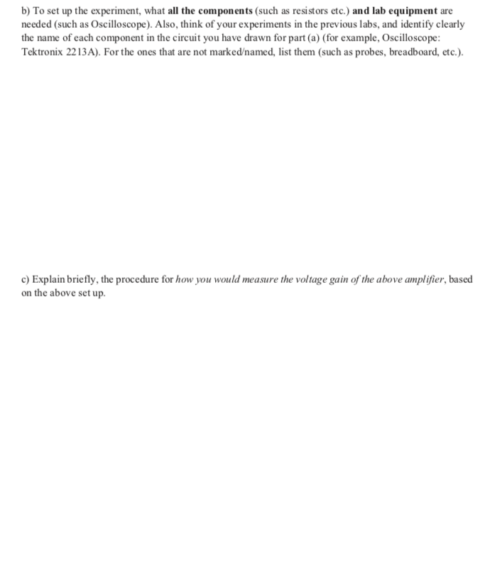 Solved 3.0 Pre-lab (Part 1: Review of BJT Experiments- | Chegg.com