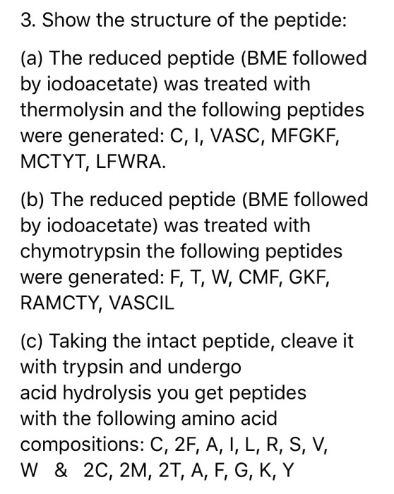 Biochemistry question | Chegg.com