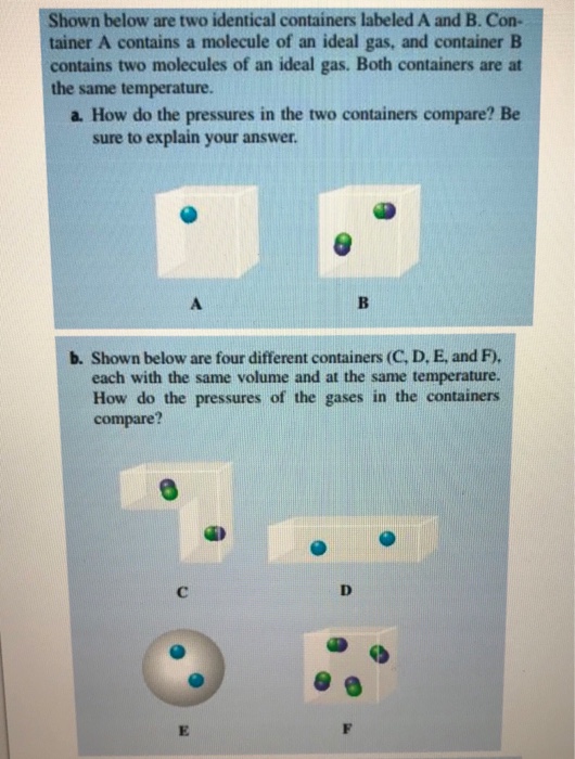 Solved Shown below are two identical containers labeled A | Chegg.com