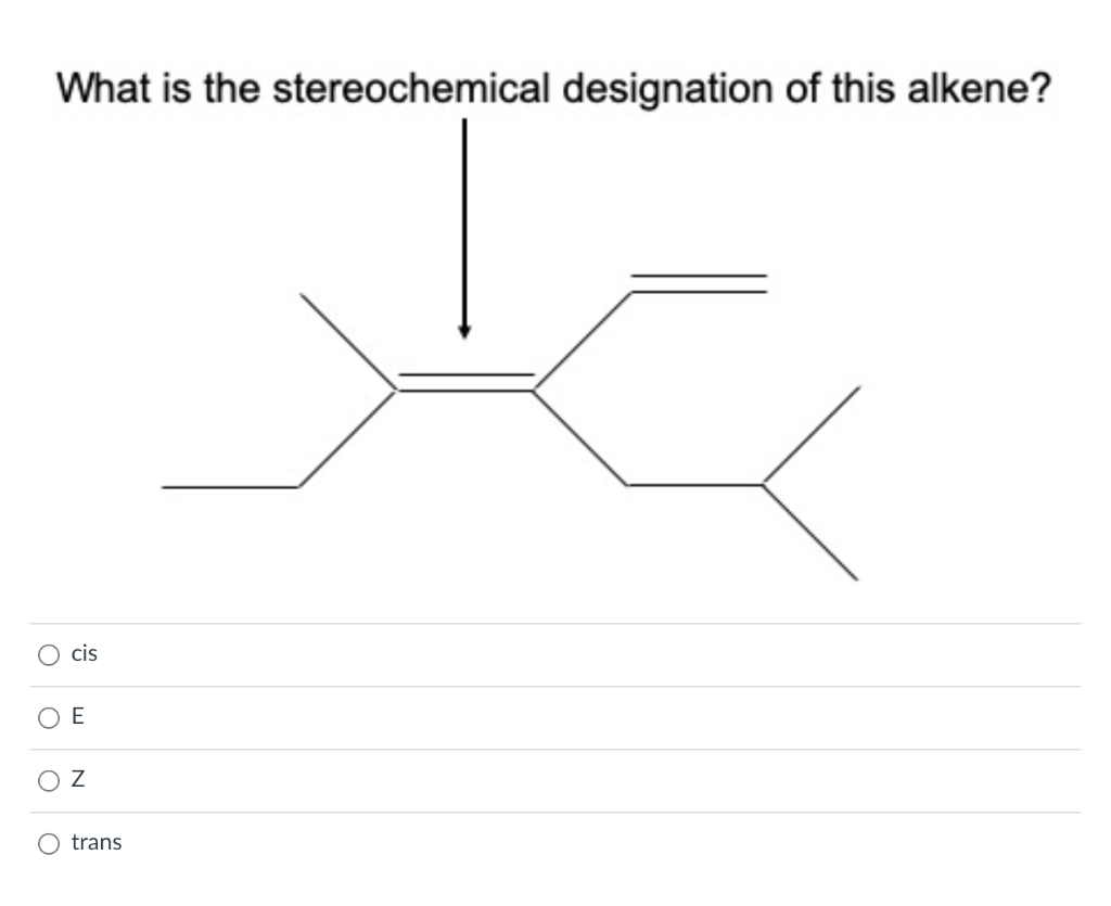 Solved What is the stereochemical designation of this | Chegg.com