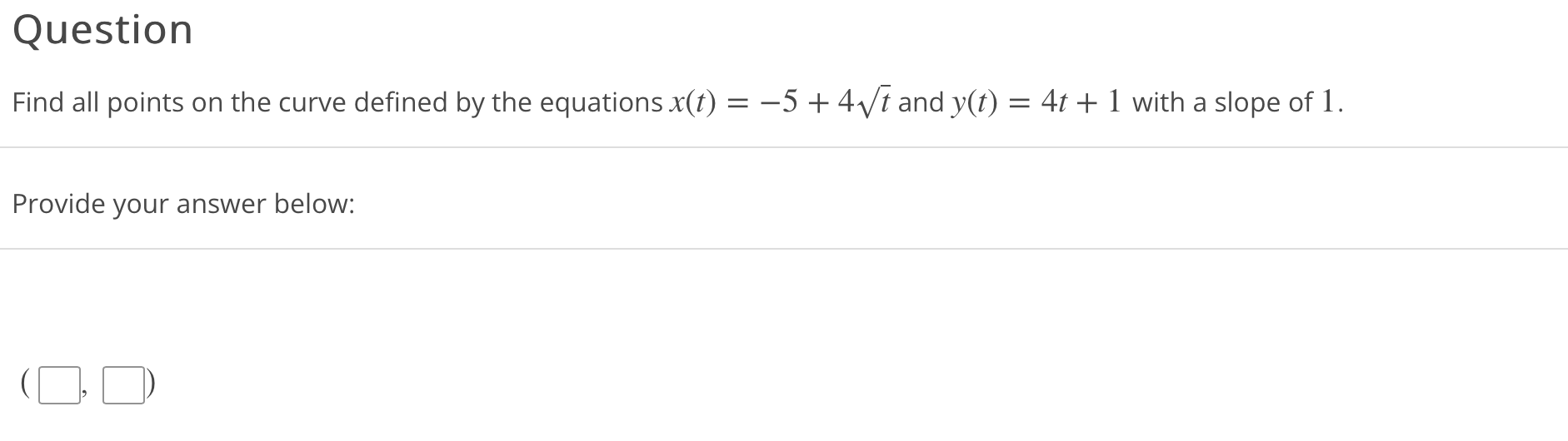 Solved Find all points on the curve defined by the equations | Chegg.com