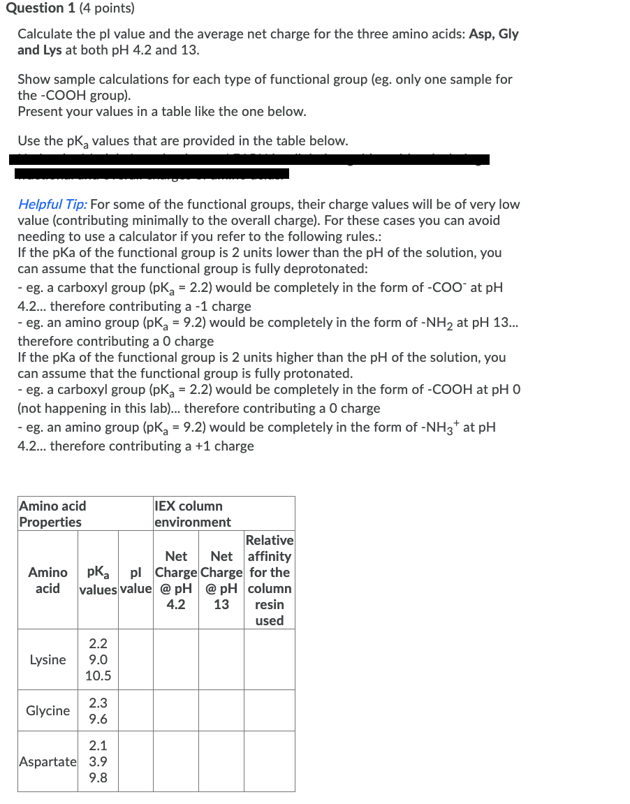 Solved Question 1 (4 points) Calculate the pl value and the | Chegg.com