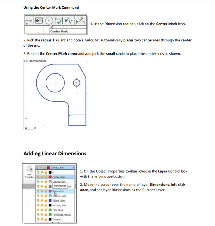 AutoCAD Assignment 5 - Dimensioning (The Bracket | Chegg.com