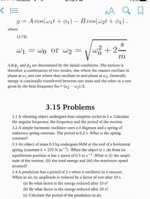 Advanced physics Archive | October 05 2017 | Chegg.com