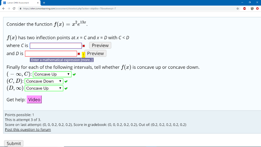 Solved Lumen OHM Assessment C | Chegg.com