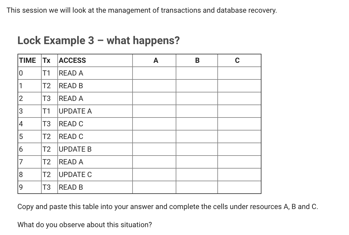 Solved This session we will look at the management of | Chegg.com