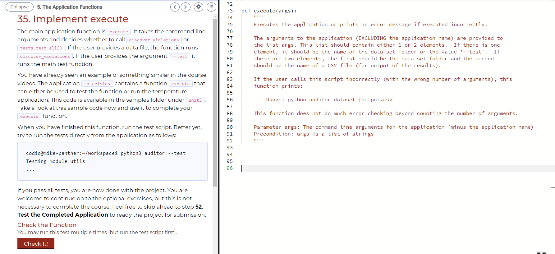 Solved Can someone help me implement discover_violations and | Chegg.com