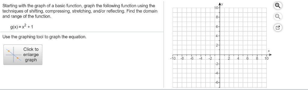 Solved Starting with the graph of a basic function, graph | Chegg.com