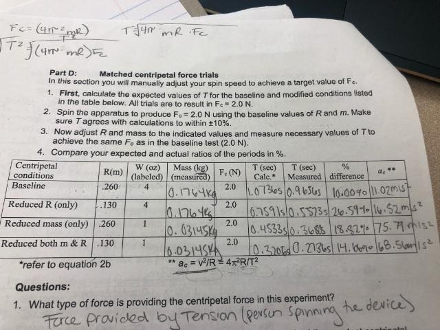 The fishing line in the apparatus is 20 pound test | Chegg.com
