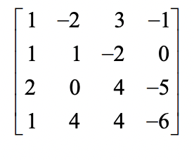 [Solved]: Calculate the determinant of the matrix using cofa