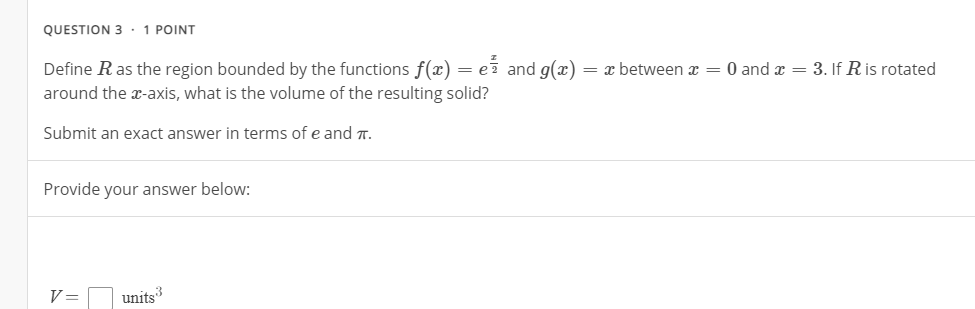 Solved Define R As The Region Bounded By The Functions 