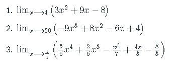 Solved Apply all possible limit theorems to evaluate | Chegg.com