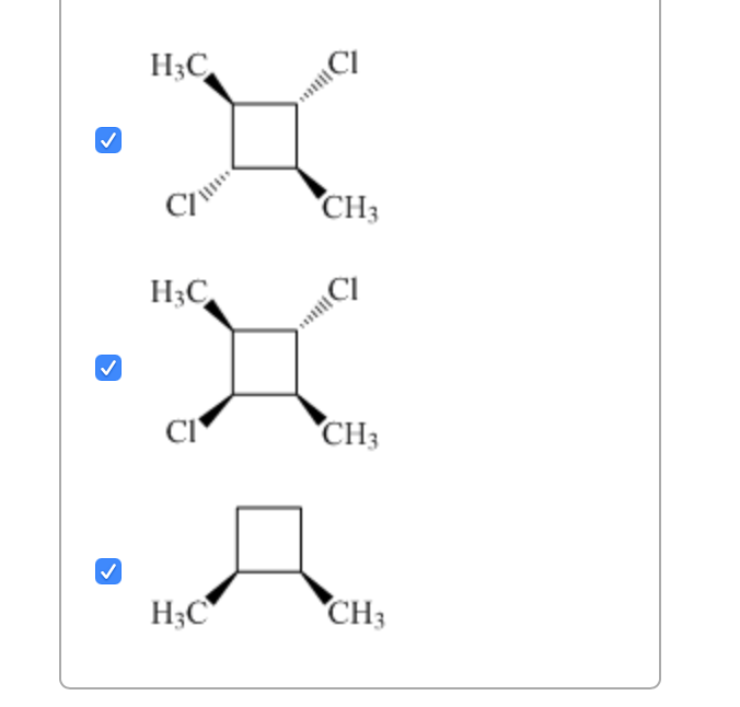 Solved Which of the following are optically active? Check | Chegg.com