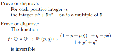 Solved Prove or disprove: For each positive integer n, the | Chegg.com