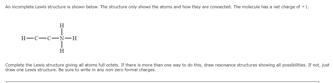 Solved An incomplete Lewis structure is shown below. The | Chegg.com