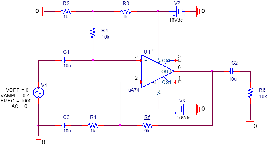 Solved The circuit below is a noninverting amplifier. The | Chegg.com