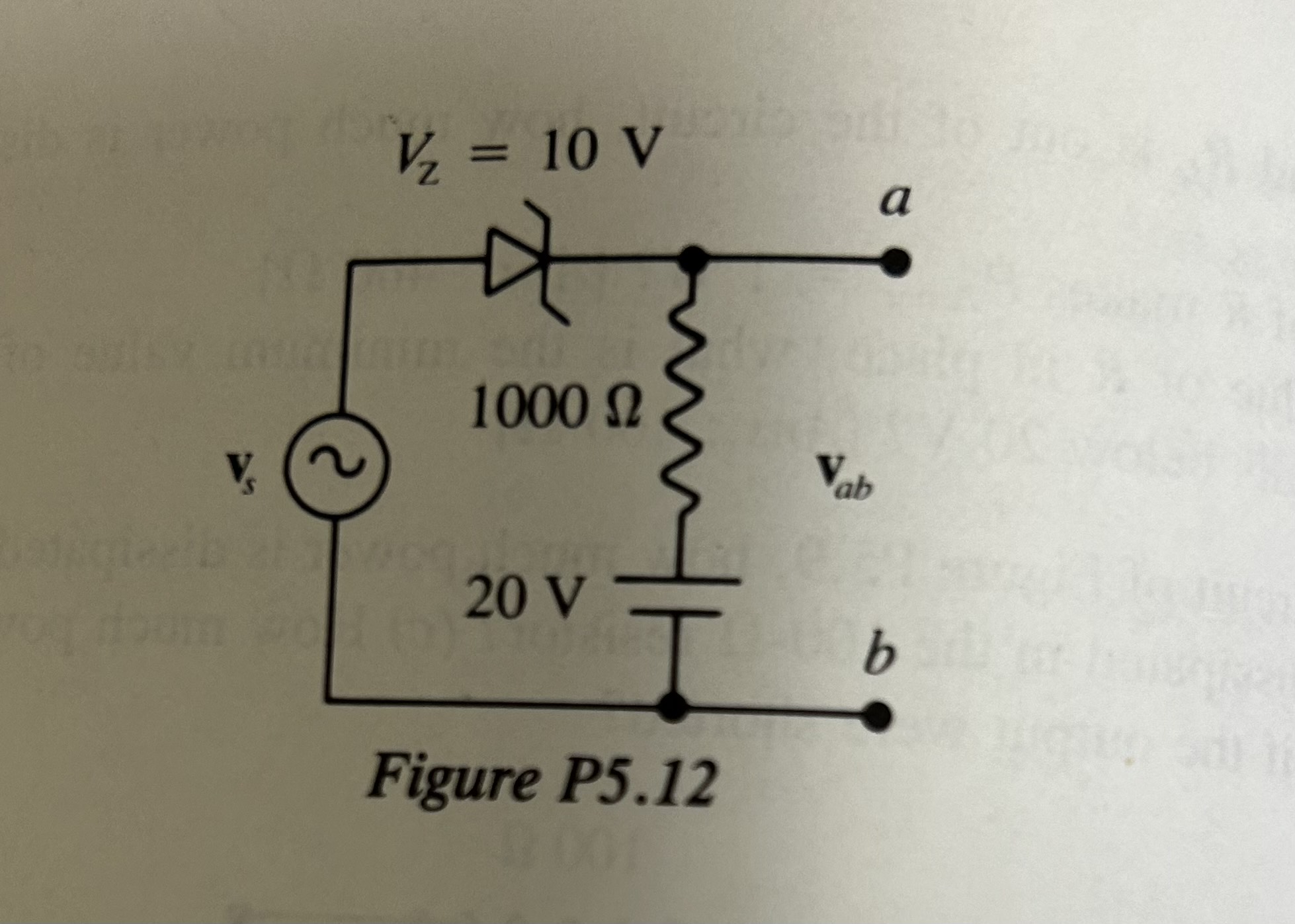 Solved Assuming that the AC voltage source Vs as shown in | Chegg.com