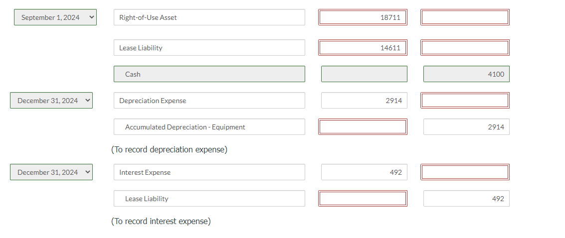 Solved Leased asset Manufacturing equipment Economic life of | Chegg.com