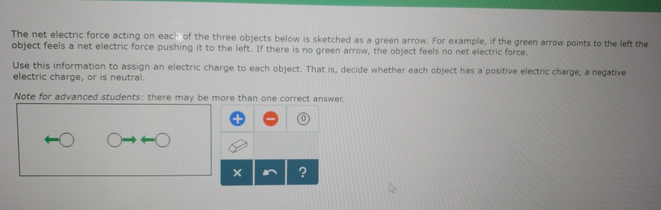Solved The Net Electric Force Acting On Eacha Of The Three