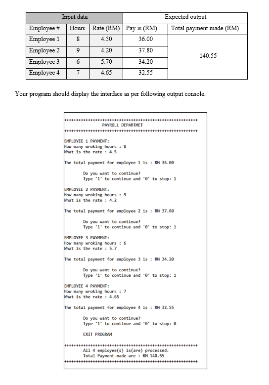 Solved SECTION A: You are requested to develop a program to | Chegg.com