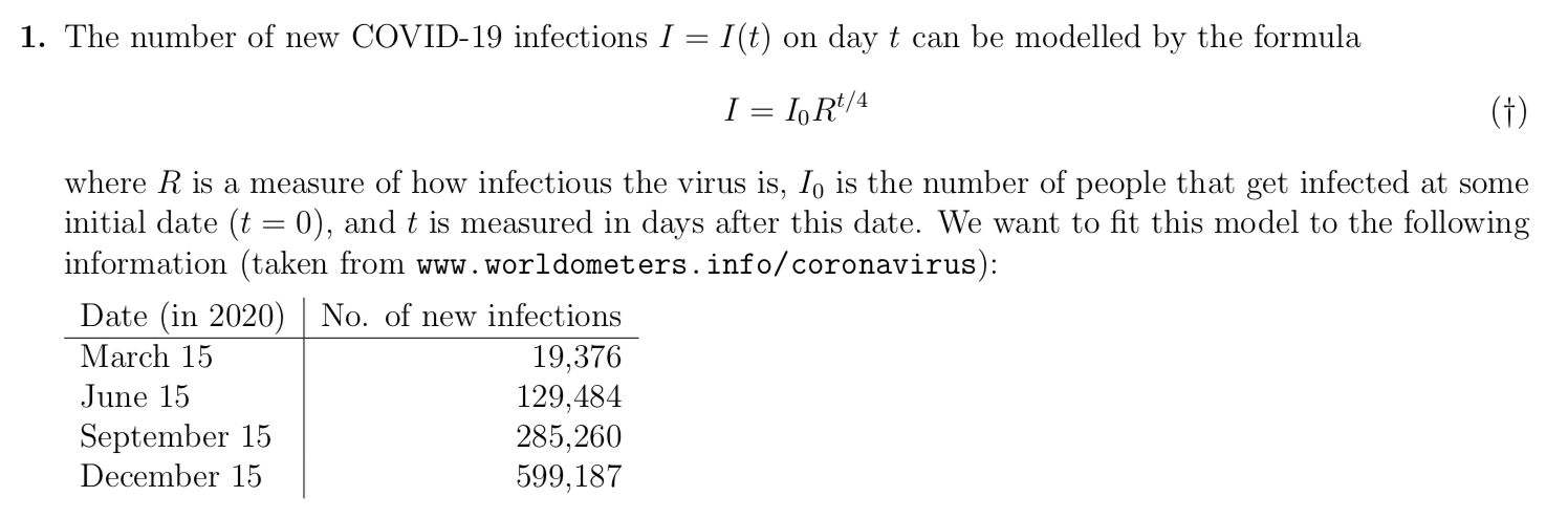 Solved Question c) Use the equation in part (c) with the | Chegg.com