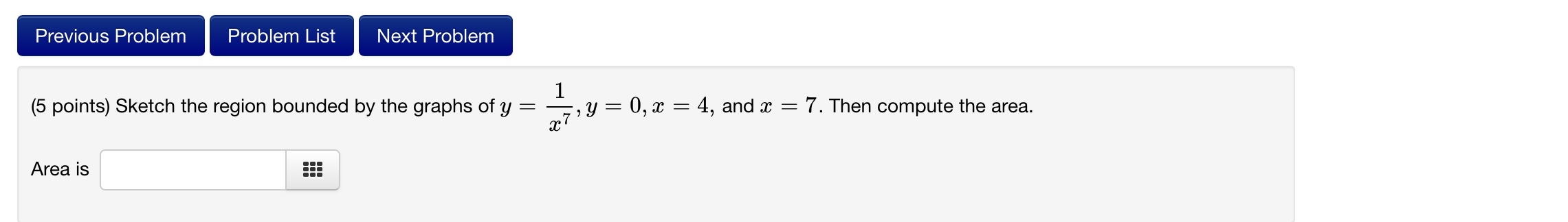 Solved (5 points) Sketch the region bounded by the graphs of | Chegg.com