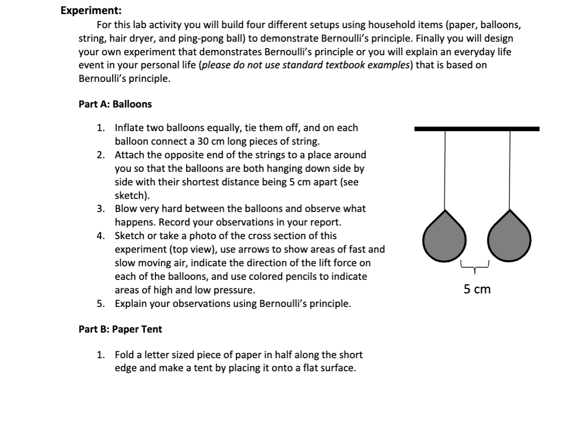 Experiment: For this lab activity you will build four | Chegg.com