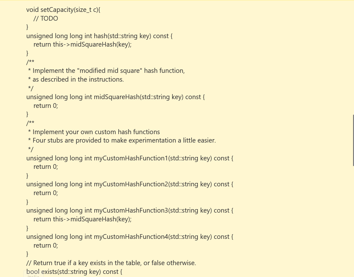 Solved IMPLEMENT A HASH TABLE. Please help #ifndef | Chegg.com Solved IMPLEMENT A HASH TABLE. Please help #ifndef | Chegg.com