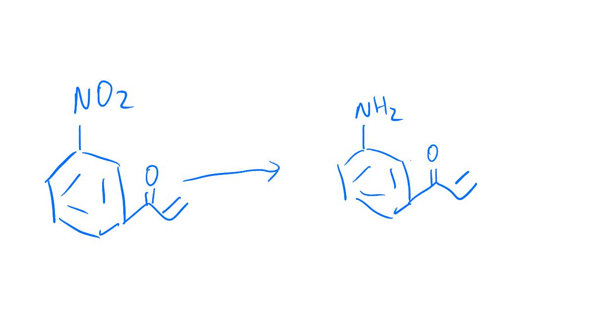Solved Reduce nitro group to amine without affecting | Chegg.com