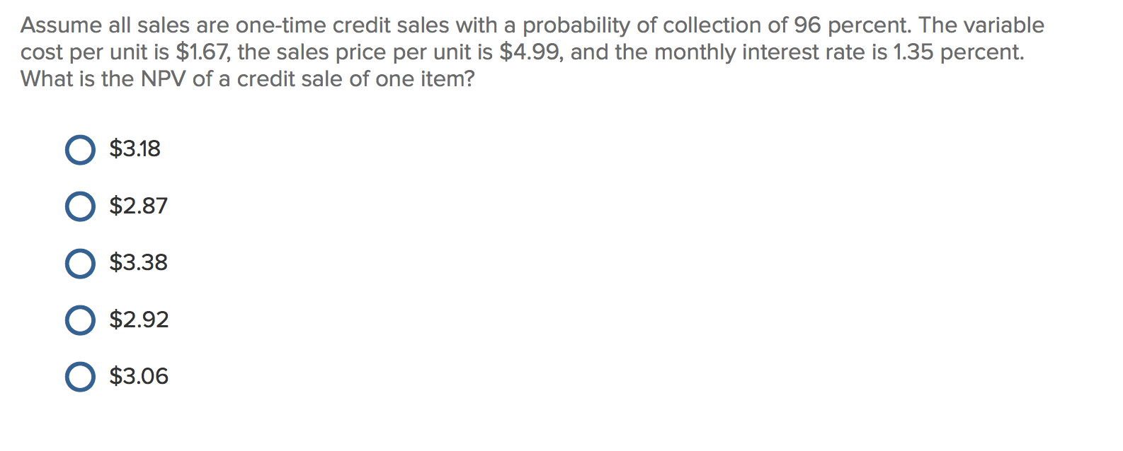 Solved Assume all sales are one-time credit sales with a | Chegg.com