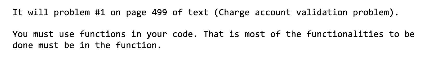 Solved It will problem #1 on page 499 of text (Charge | Chegg.com