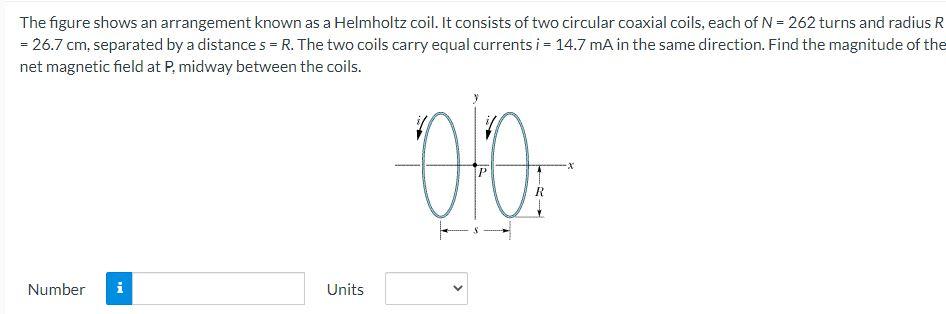 Solved The figure shows an arrangement known as a Helmholtz | Chegg.com