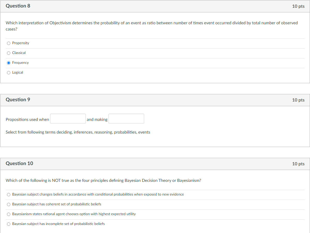 Solved Which interpretation of Objectivism determines the | Chegg.com