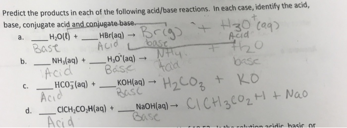 Solved Predict the products in each of the following | Chegg.com