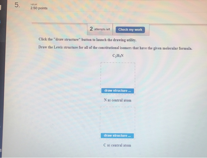Solved value: 2.50 points 2 attempts leftf Check my work | Chegg.com