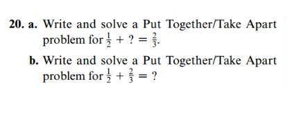 Solved 20. a. Write and solve a Put Together/Take Apart | Chegg.com