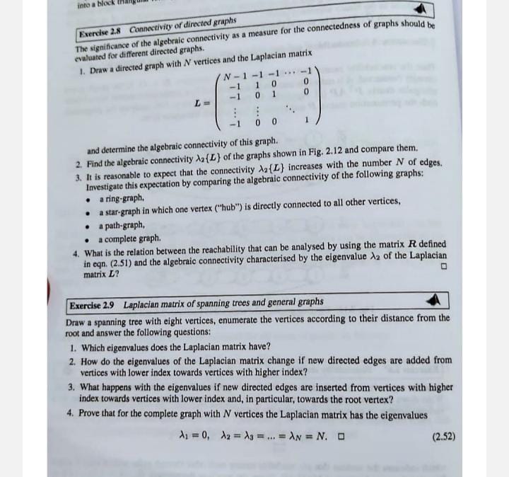 Solved Exercise 2.8 Connectivity of directed graphs The | Chegg.com