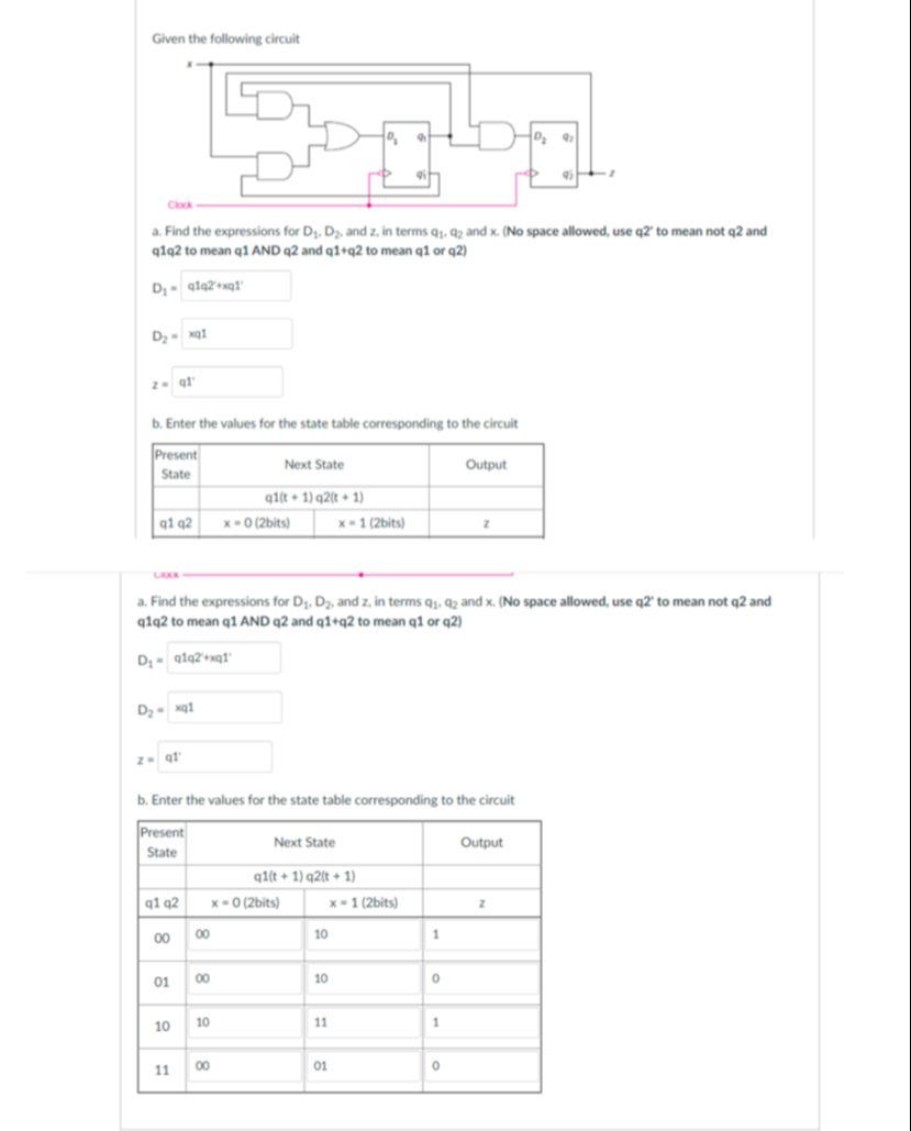 Solved Given the following circuit a. Find the expressions | Chegg.com