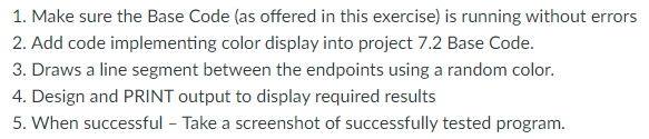 Solved 1. Make sure the Base Code (as offered in this | Chegg.com