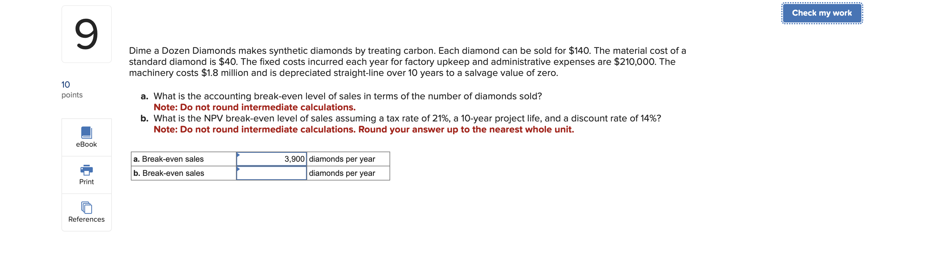 Solved Help solveDime a Dozen Diamonds makes synthetic | Chegg.com