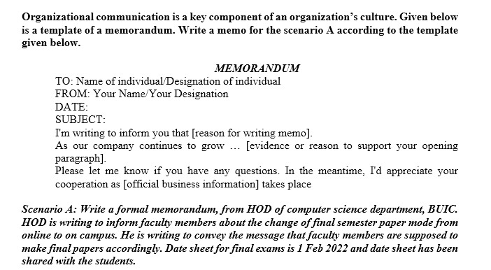 Solved Organizational communication is a key component of an | Chegg.com